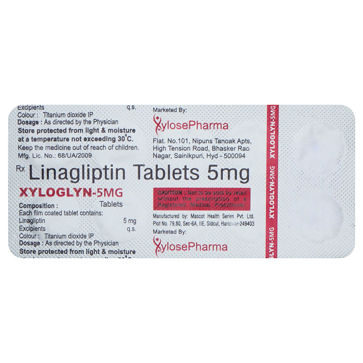 Xyloglyn 5 mg Tablet | Uses, Side Effects, Price | Apollo Pharmacy