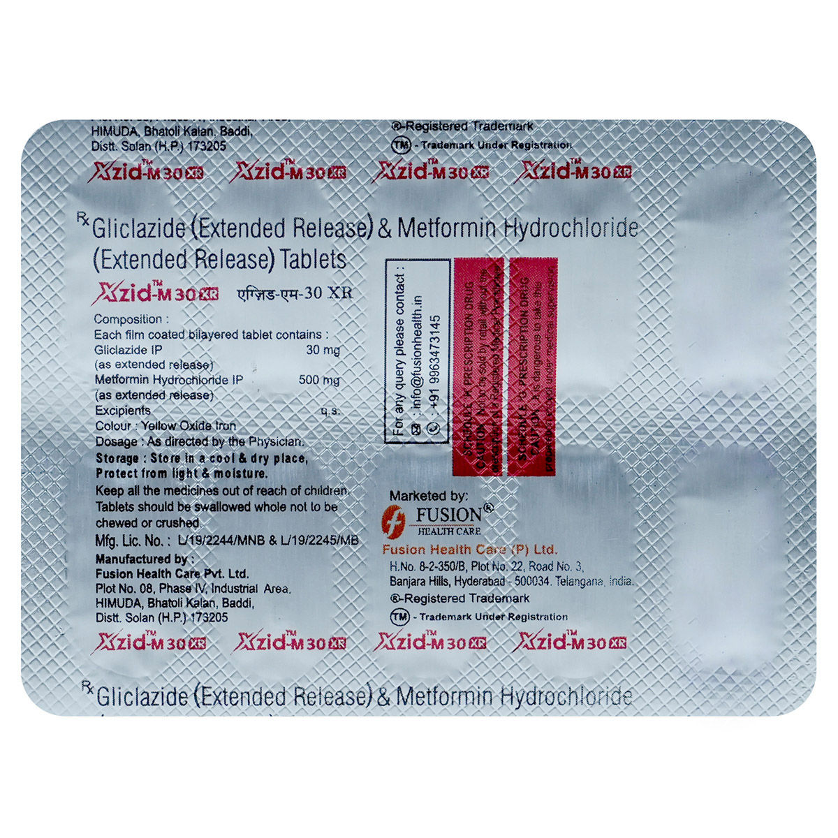 Xzid-M ER Tablet | Uses, Side Effects, Price | Apollo Pharmacy