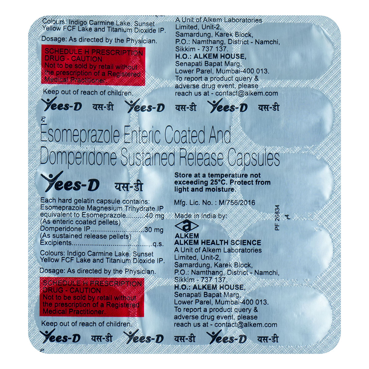 Yees-D Capsule | Uses, Side Effects, Price | Apollo Pharmacy