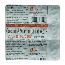 Buy Zabrina D3 Tablet | 19 Minutes Delivery | Apollo Pharmacy
