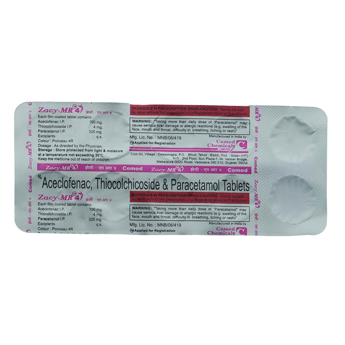 Zacy MR 4 Tablet 10's Price, Uses, Side Effects, Composition - Apollo ...