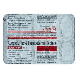 Zacy P Tablet | Uses, Side Effects, Price | Apollo Pharmacy