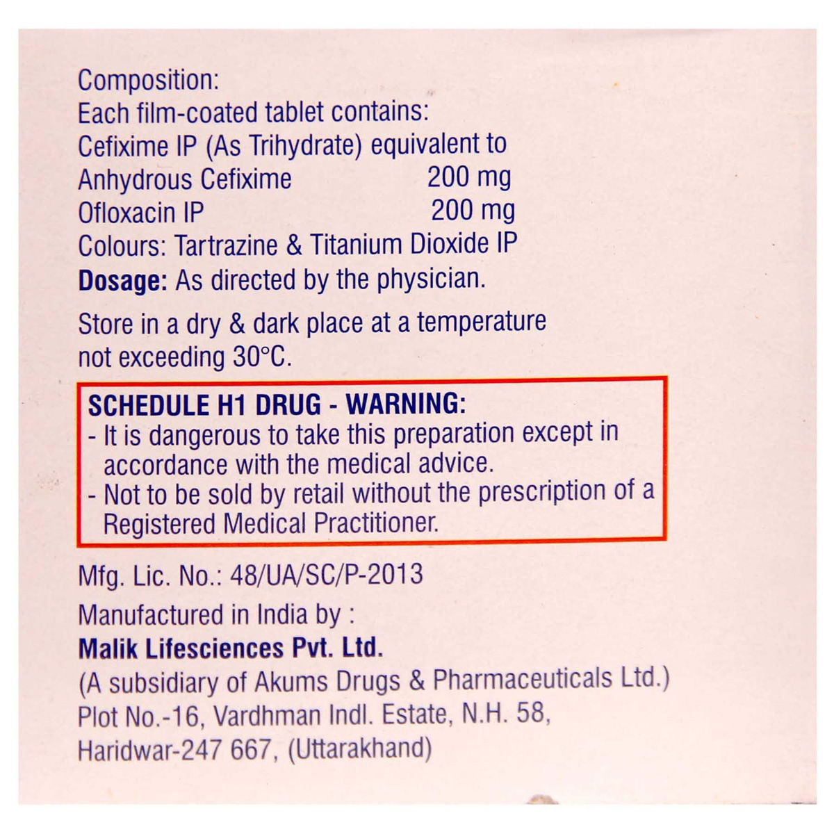 Zanocin Plus Tablet 10's Price, Uses, Side Effects, Composition ...