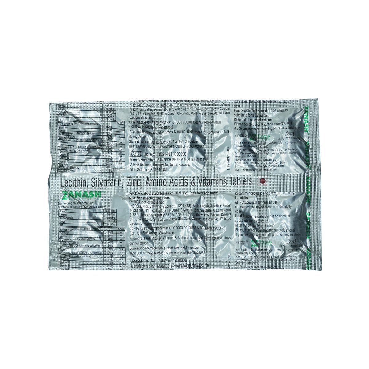 Zanash Tablet | Uses, Side Effects, Price | Apollo Pharmacy