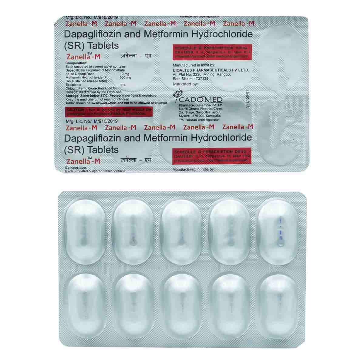 Zanella-M Tablet | Uses, Side Effects, Price | Apollo Pharmacy