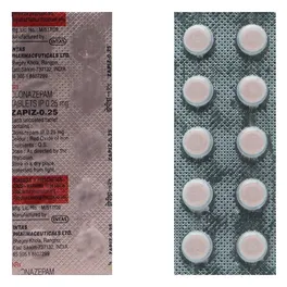 Zapiz-0.25 Tablet | Uses, Side Effects, Price | Apollo Pharmacy