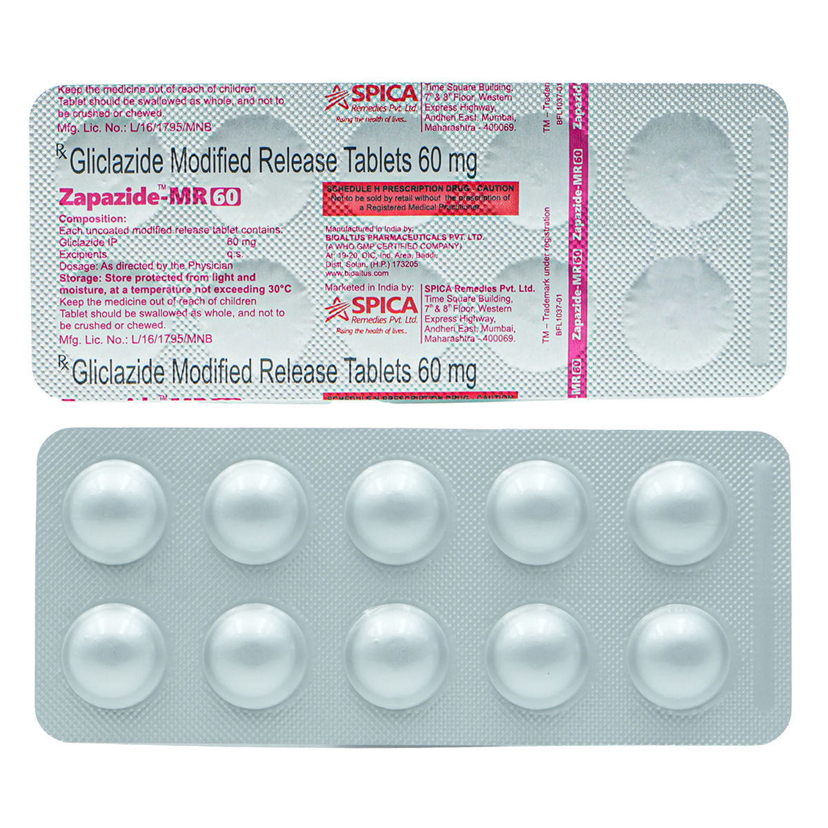 Zapazide-MR 60 Tablet | Uses, Side Effects, Price | Apollo Pharmacy