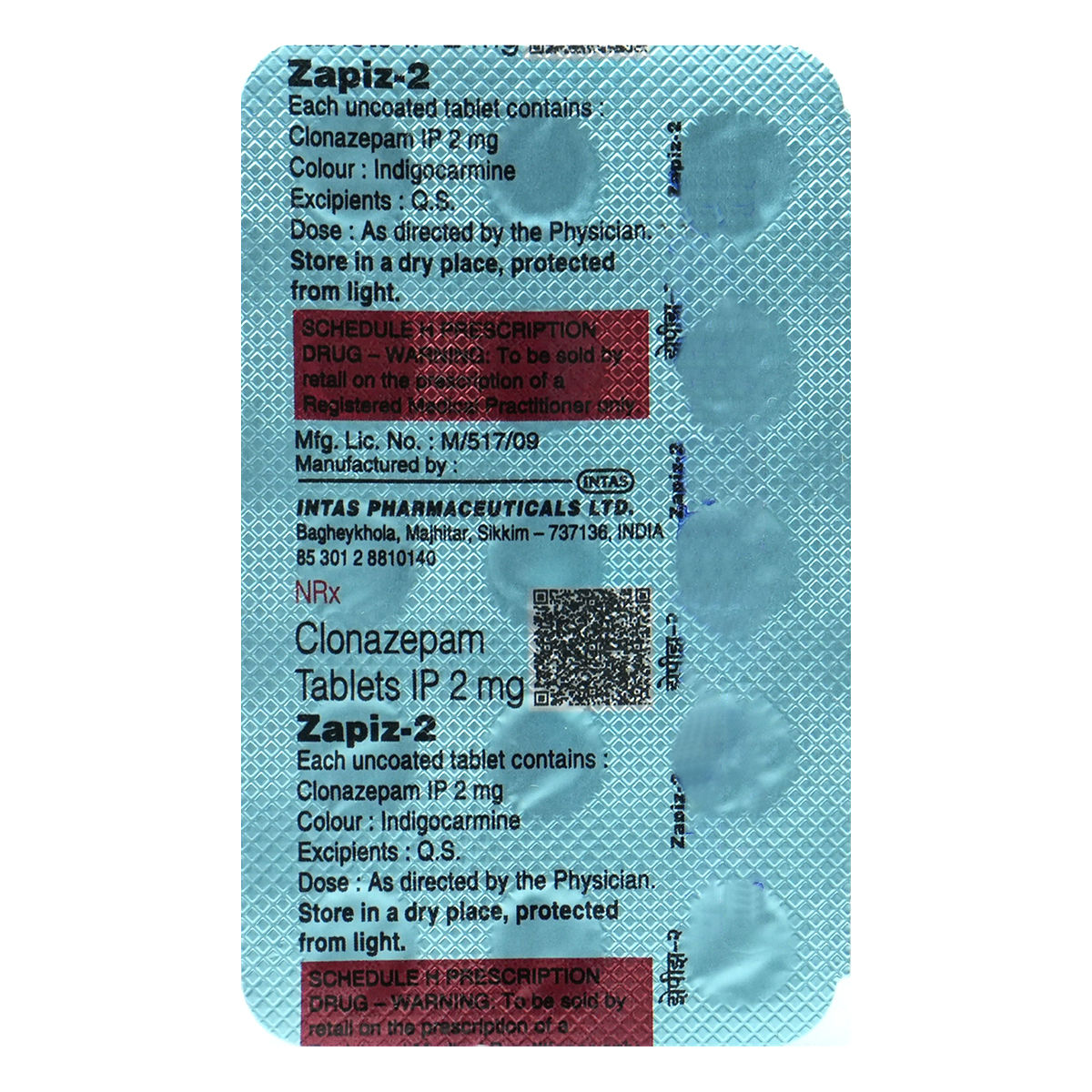 Zapiz-2 Tablet | Uses, Side Effects, Price | Apollo Pharmacy