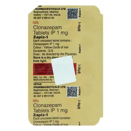 Zapiz-1 Tablet | Uses, Side Effects, Price | Apollo Pharmacy