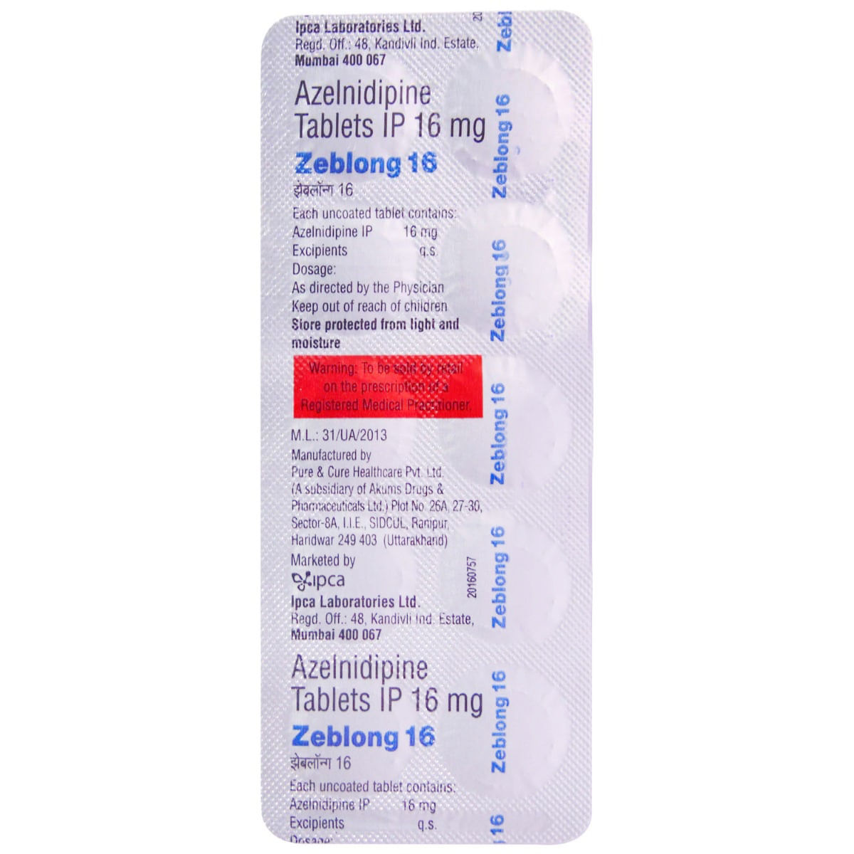 Zeblong 16 Tablet | Uses, Side Effects, Price | Apollo Pharmacy
