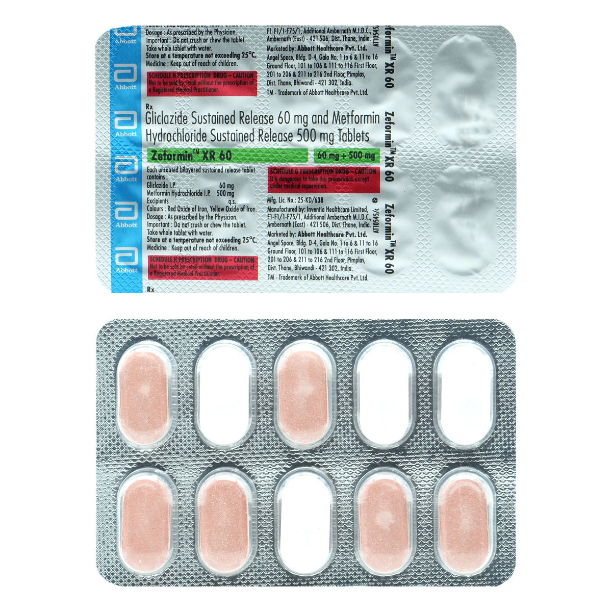 Zeformin XR 60 Tablet | Uses, Side Effects, Price | Apollo Pharmacy
