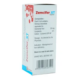 Zemcifer XT Syrup | Uses, Side Effects, Price | Apollo Pharmacy