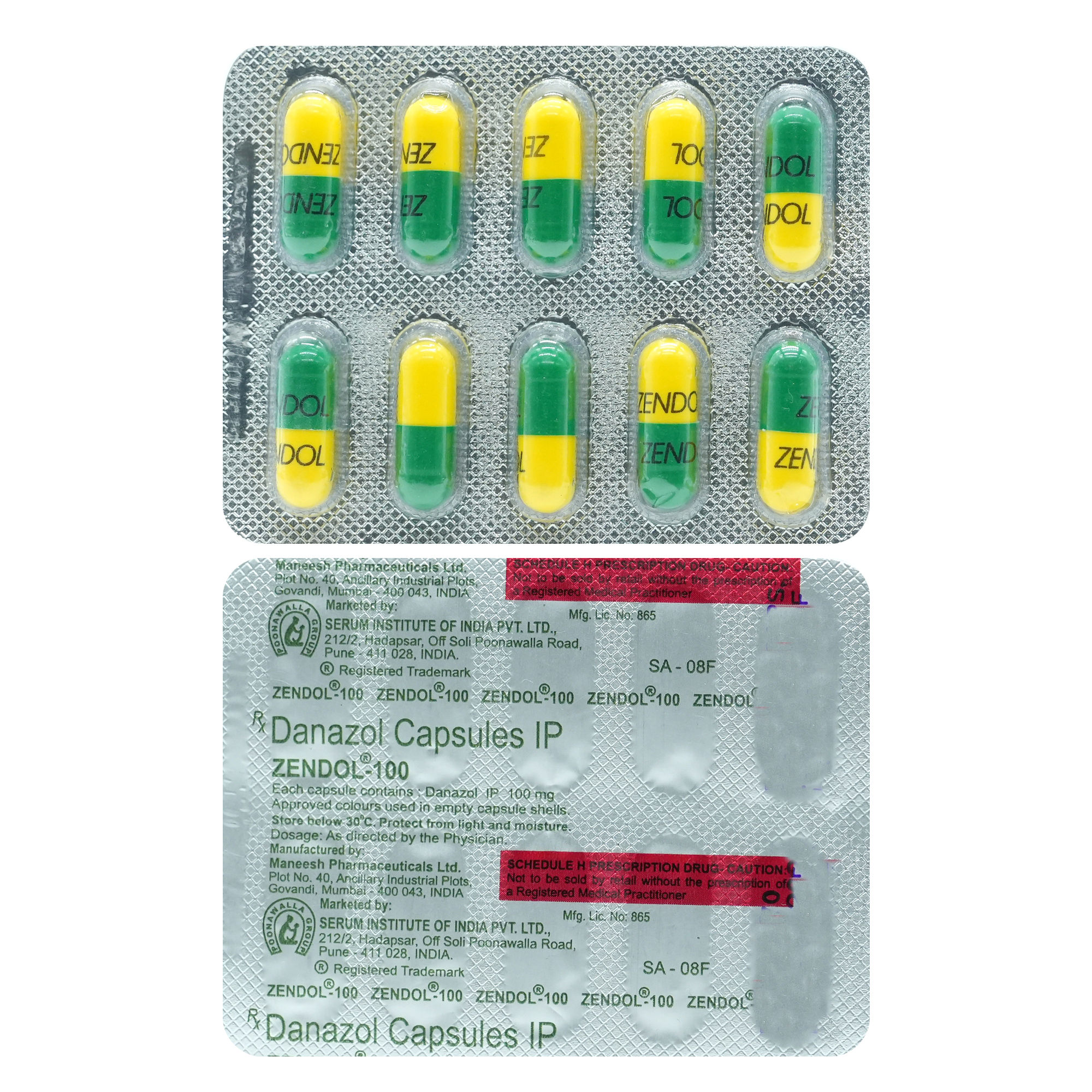 ZENDOL 100MG CAPSULE | Uses, Side Effects, Price | Apollo Pharmacy