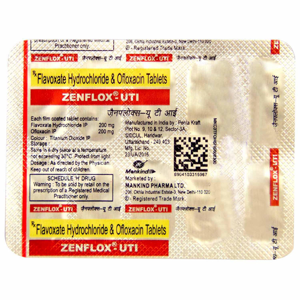 Zenflox-UTI Tablet | Uses, Side Effects, Price | Apollo Pharmacy