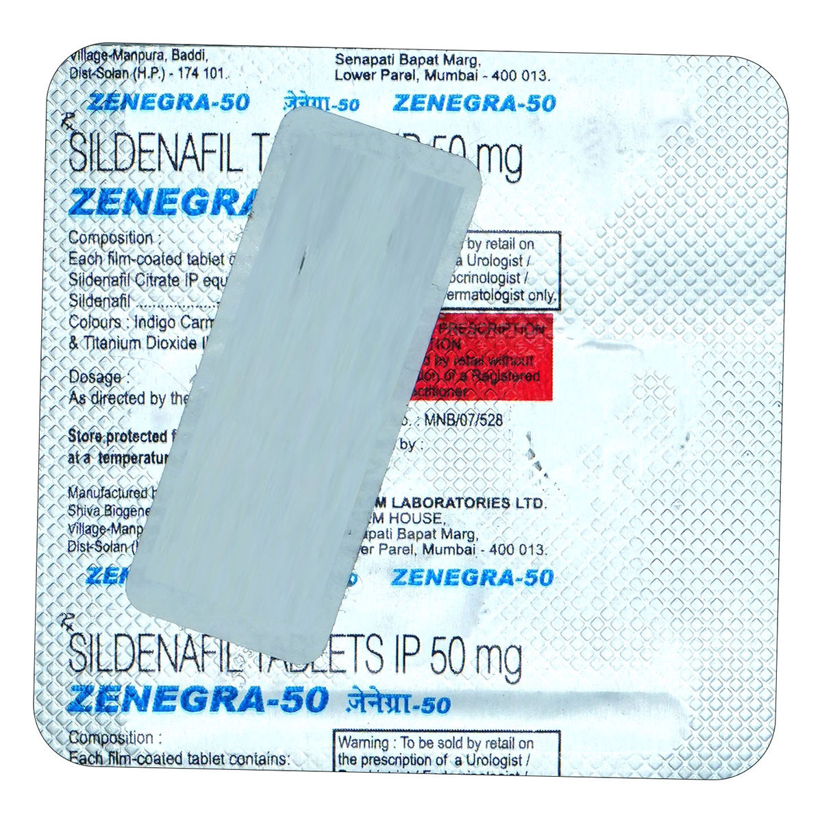Zenegra-50 Tablet | Uses, Side Effects, Price | Apollo Pharmacy