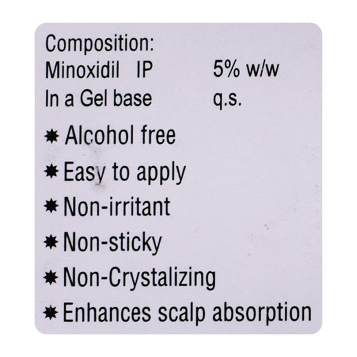 Zenoxidil 5% Gel | Uses, Side Effects, Price | Apollo Pharmacy