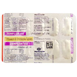 Zenflox-OZ Tablet | Uses, Side Effects, Price | Apollo Pharmacy
