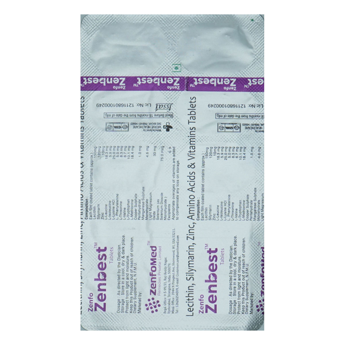 Zenfo Zenbest Tablet | Uses, Side Effects, Price | Apollo Pharmacy