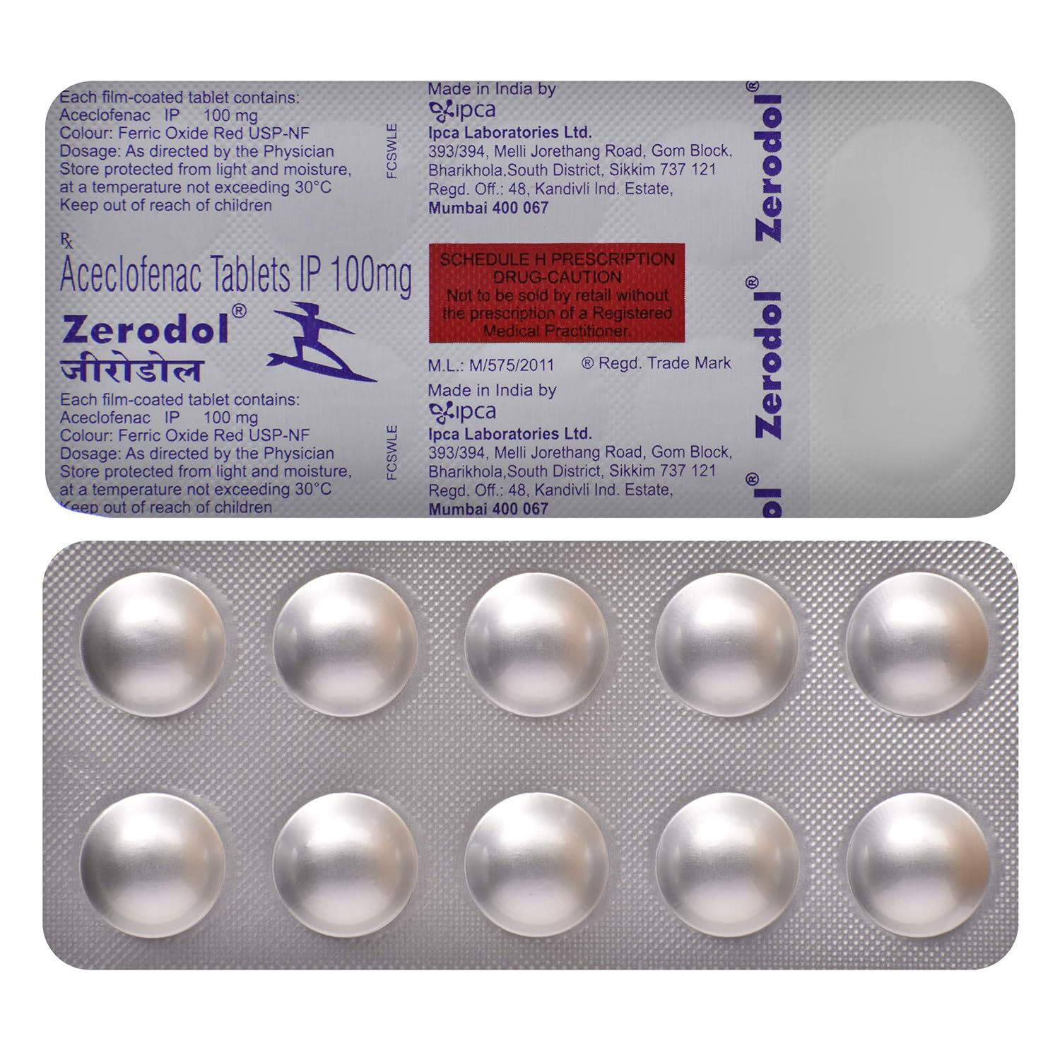 Zerodol 100 Tablet | Uses, Side Effects, Price | Apollo Pharmacy