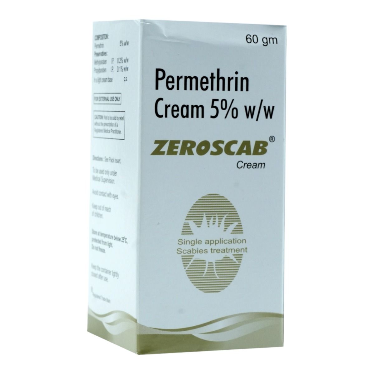 Zeroscab 5% Cream 60 gm Price, Uses, Side Effects, Composition - Apollo ...
