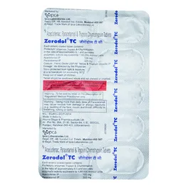 Zerodol TC Tablet | Uses, Side Effects, Price | Apollo Pharmacy