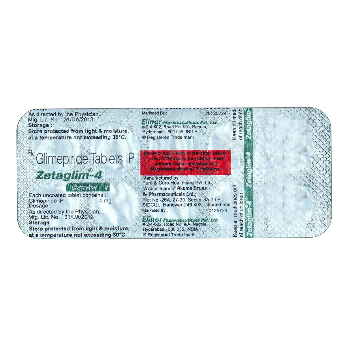 ZETAGLIM 4MG TABLET | Uses, Side Effects, Price | Apollo Pharmacy