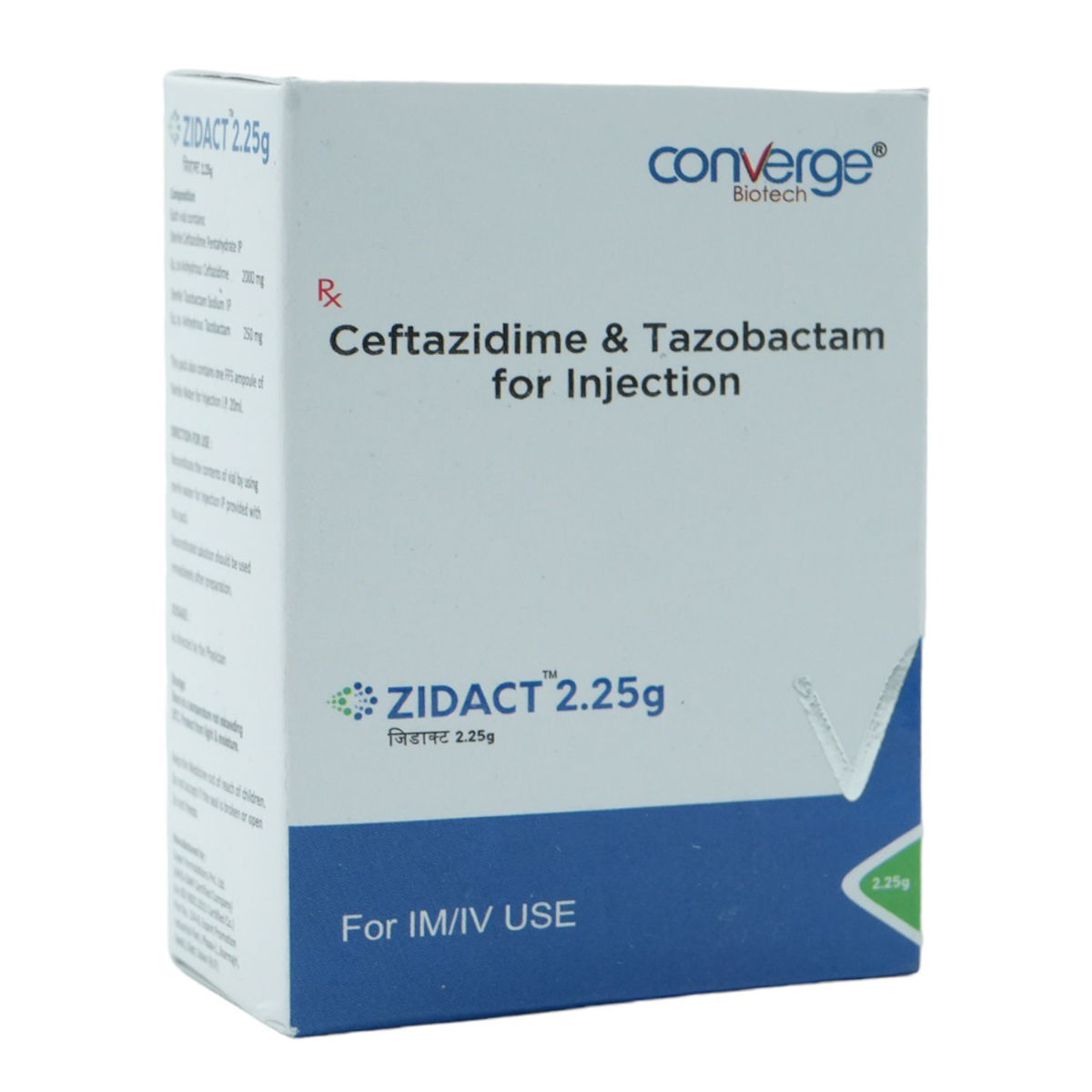 Zidact 2.25gm Injection 1's Price, Uses, Side Effects, Composition ...