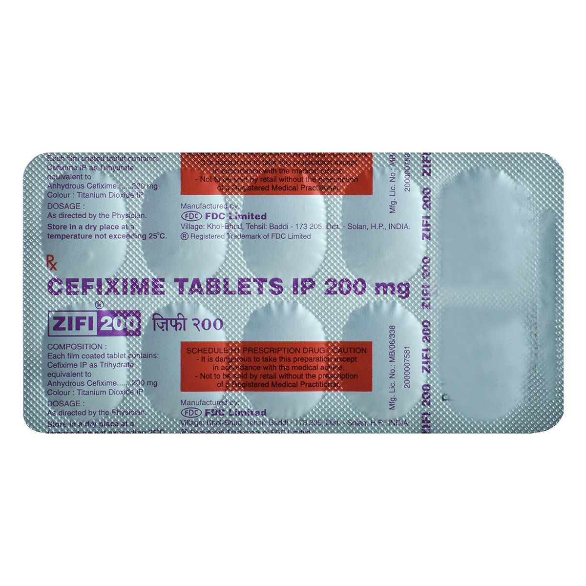 Zifi 200 Tablet 10's Price, Uses, Side Effects, Composition - Apollo ...