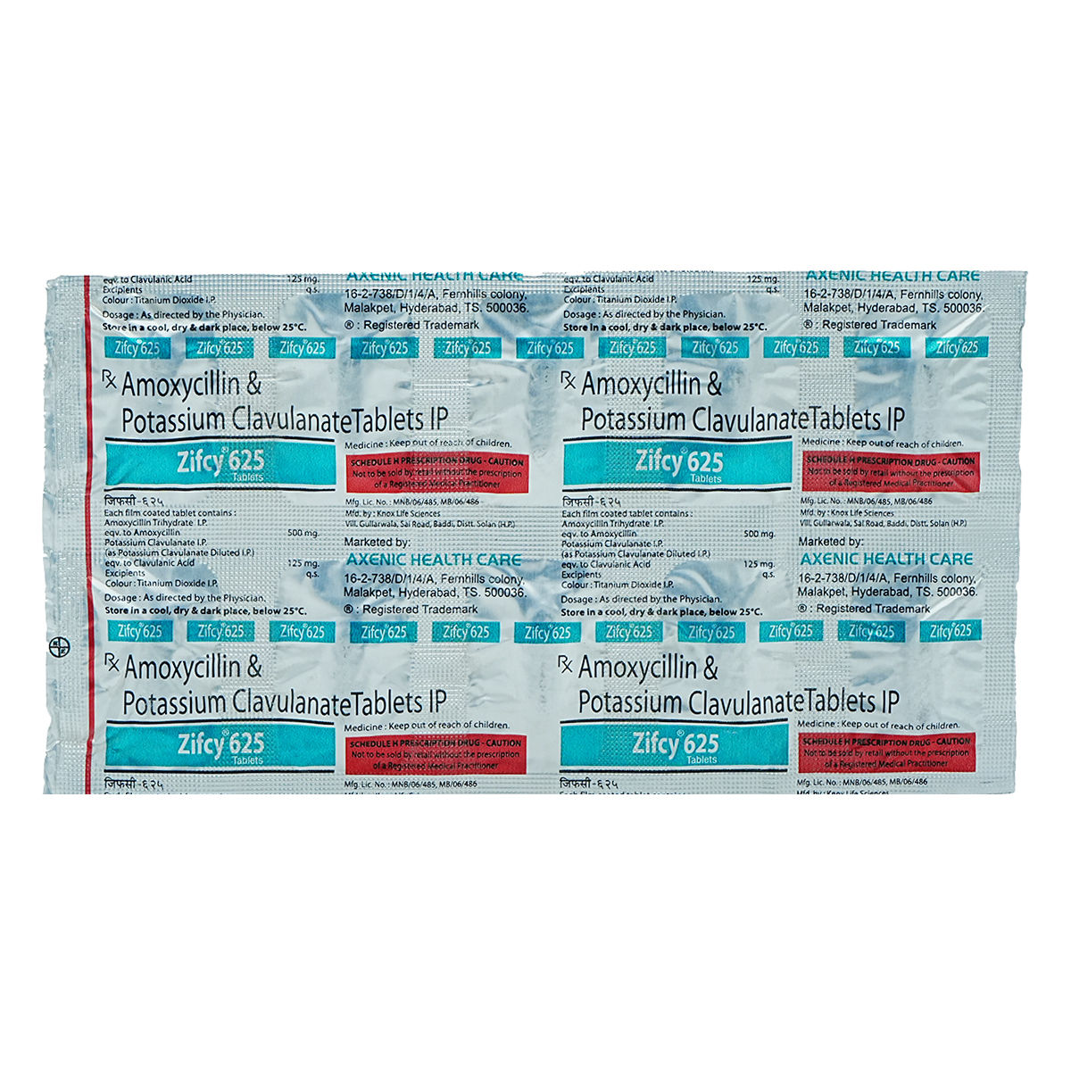 Zifcy 625 mg Tablet 10's Price, Uses, Side Effects, Composition ...