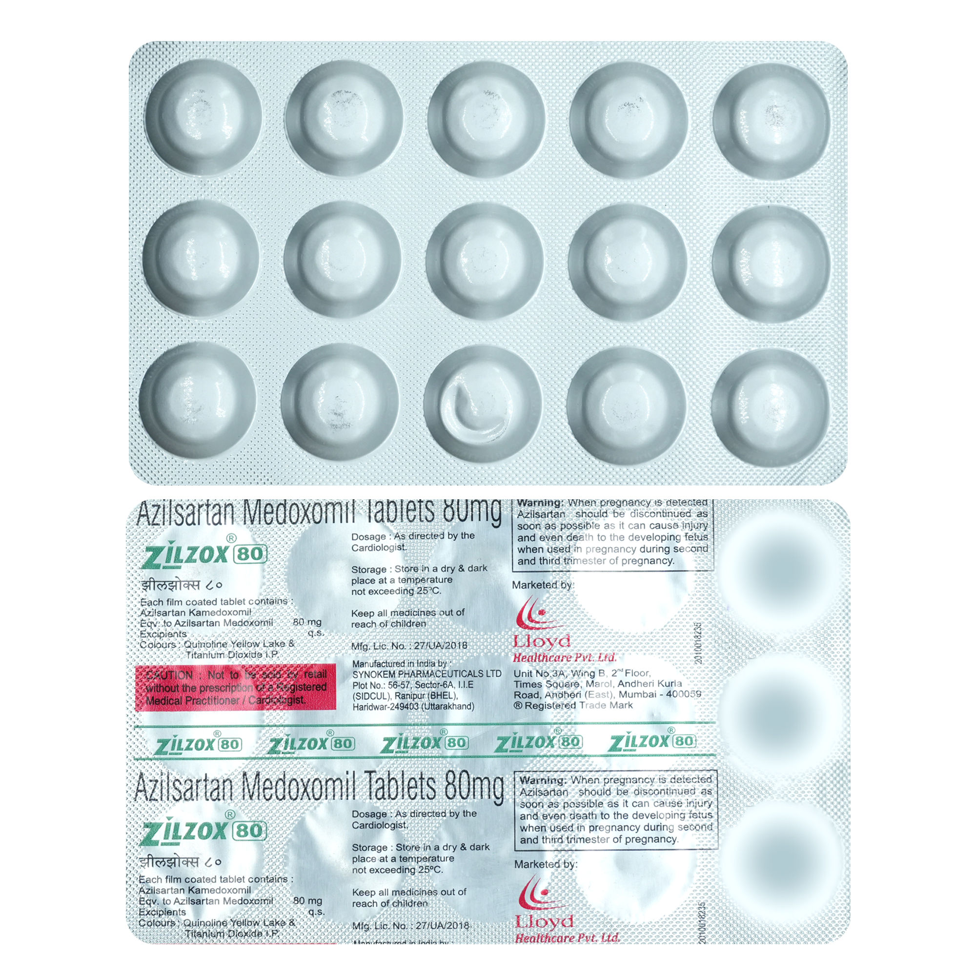 Zilzox 80 Tablet | Uses, Side Effects, Price | Apollo Pharmacy