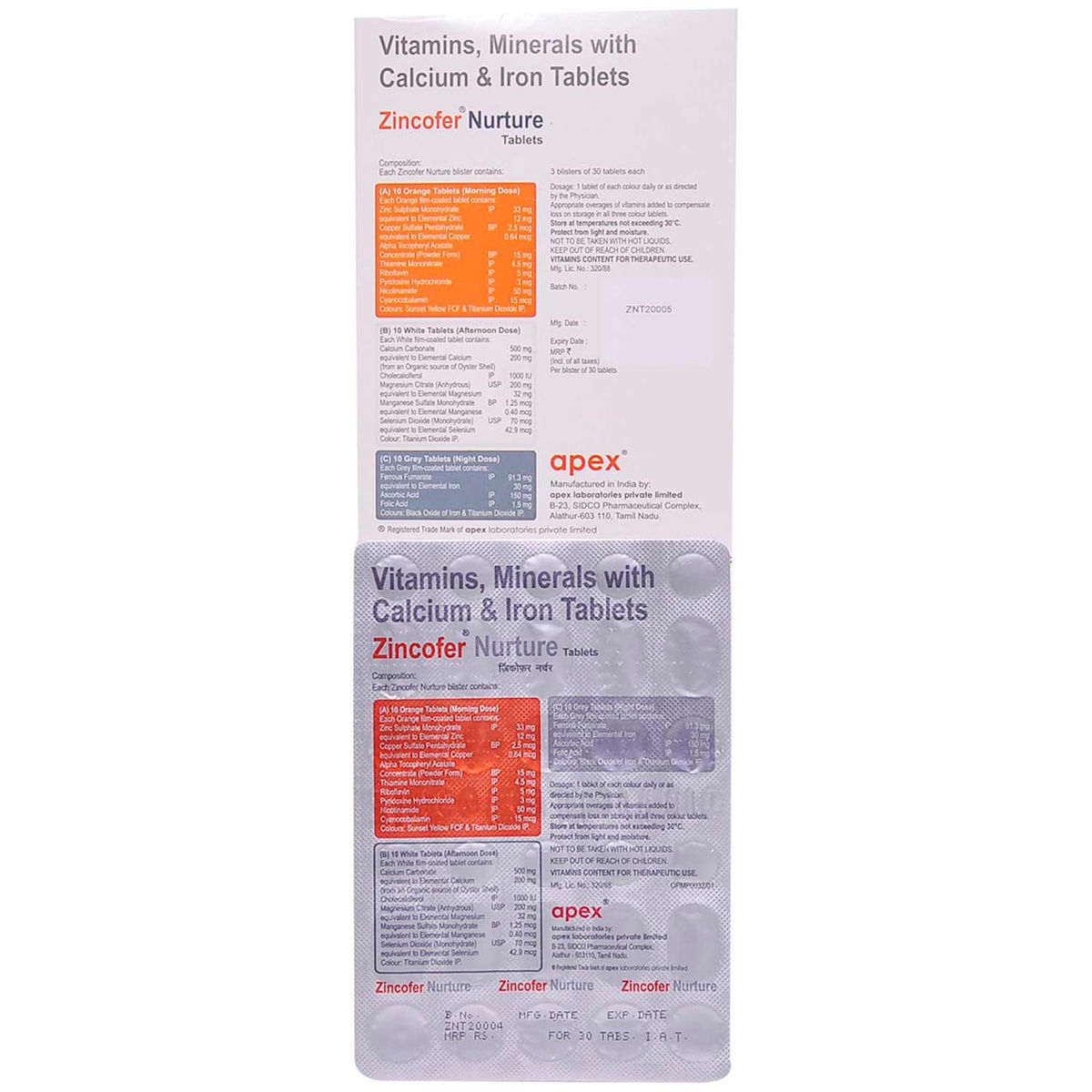 Zincofer Nurture Capsule 30's Price, Uses, Side Effects, Composition ...