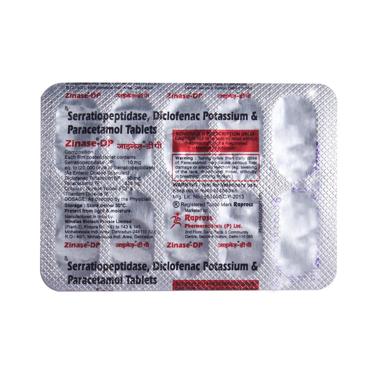 Zinase-DP Tablet | Uses, Side Effects, Price | Apollo Pharmacy