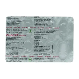 Buy Zinfe XT Tablet | 19 Minutes Delivery | Apollo Pharmacy