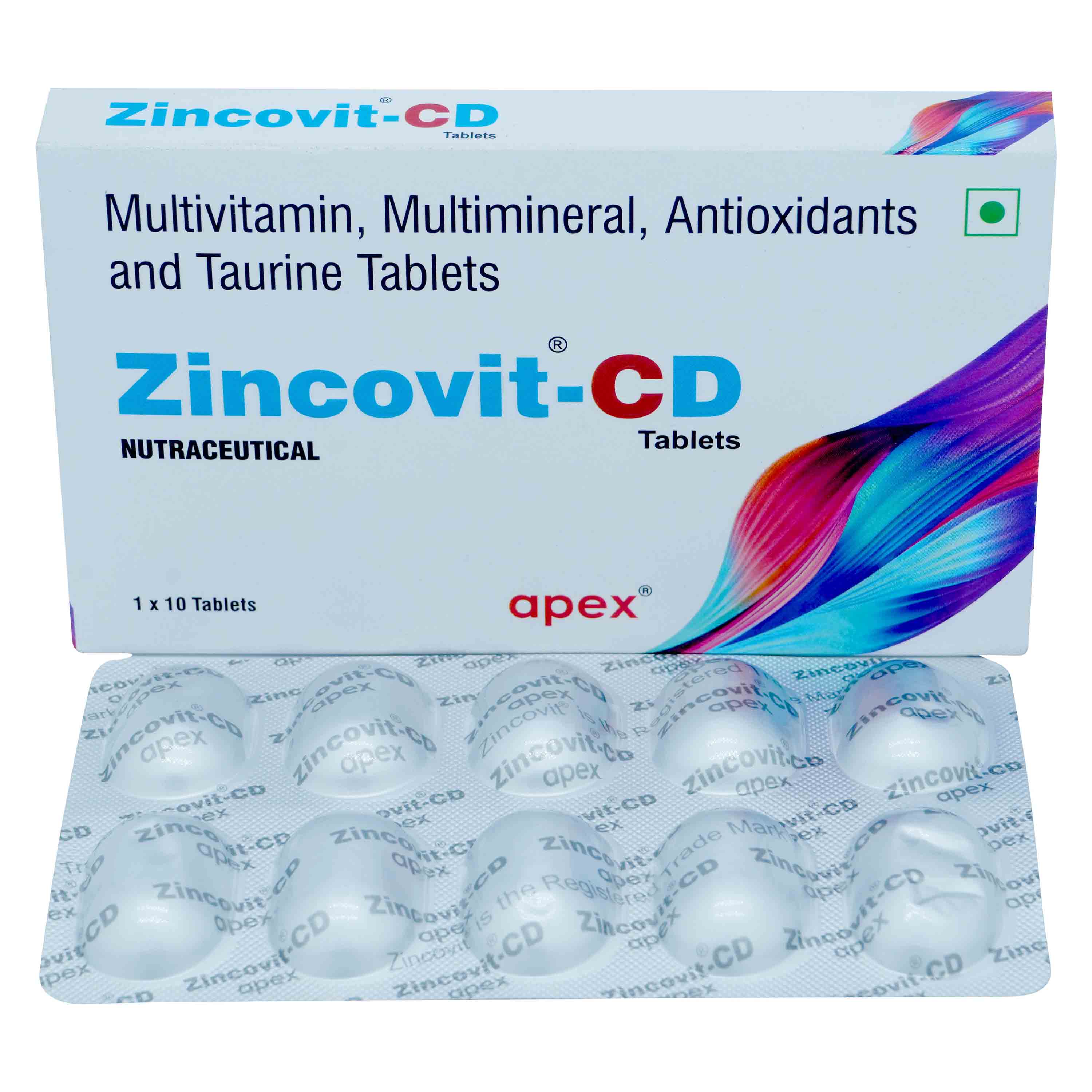 Zincovit-CD Tablet | Uses, Side Effects, Price | Apollo Pharmacy