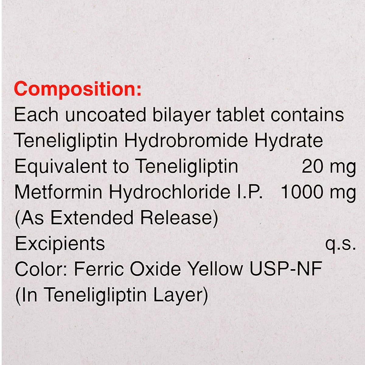 Ziten-M 1000mg/20mg Tablet 15's Price, Uses, Side Effects, Composition ...