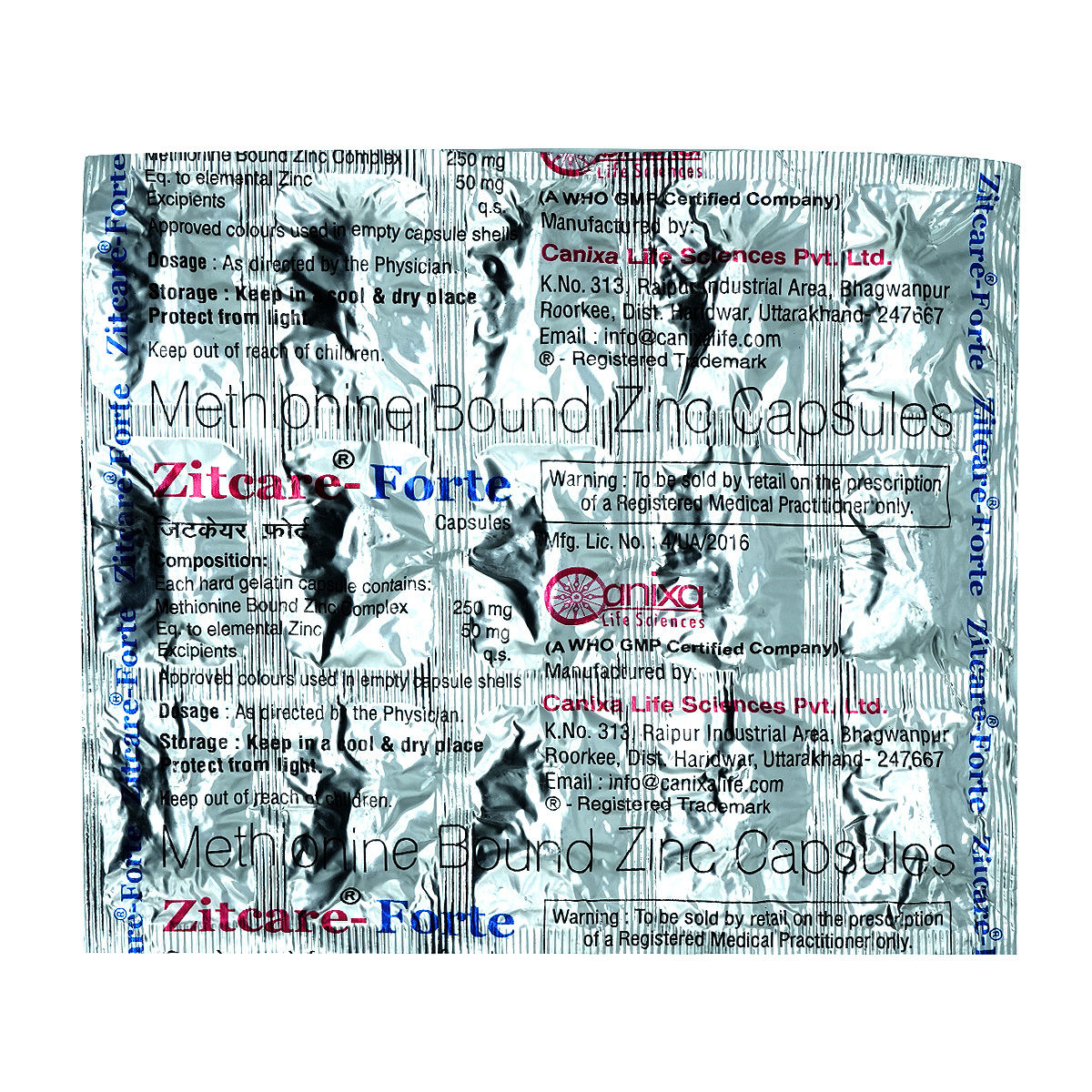 Zitcare-Forte Capsule | Uses, Side Effects, Price | Apollo Pharmacy