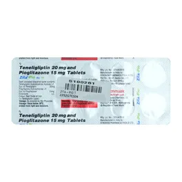 Zita-Pio 20/15 Tablet | Uses, Side Effects, Price | Apollo Pharmacy