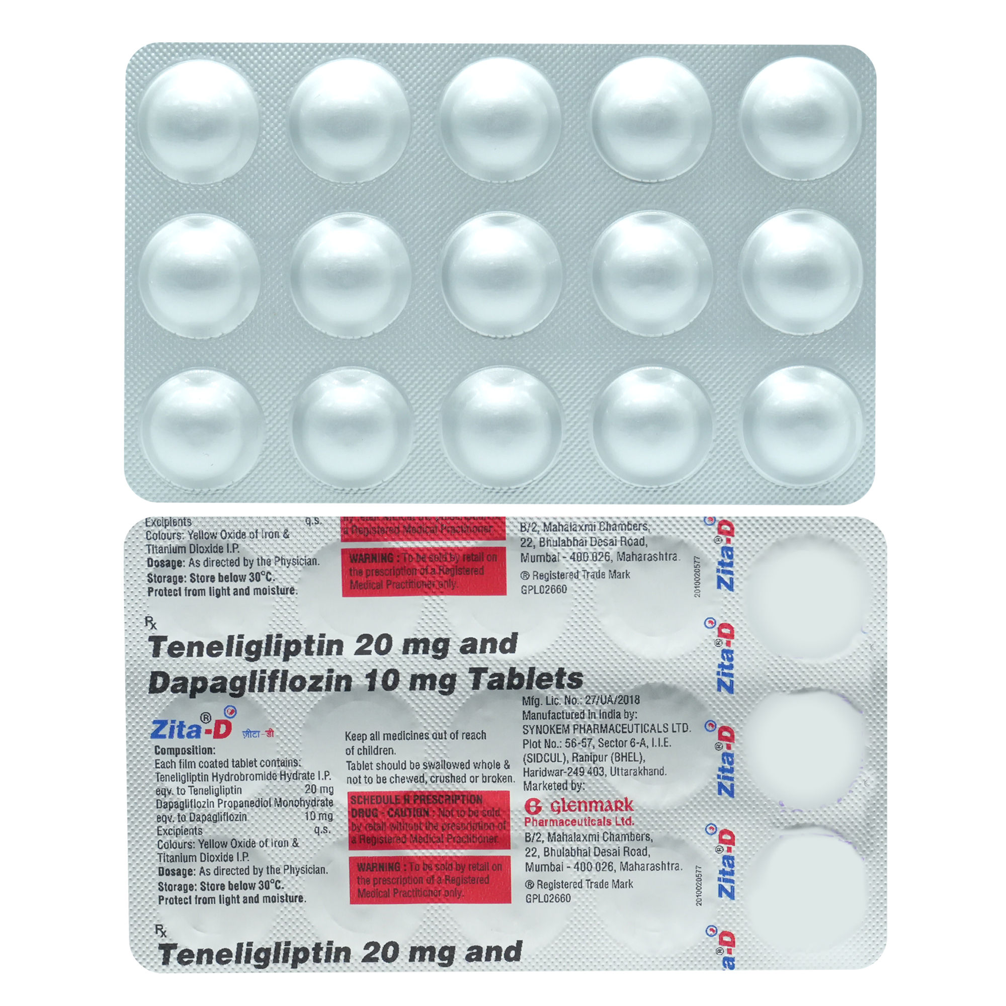 Zita-D 20/10 Tablet | Uses, Side Effects, Price | Apollo Pharmacy