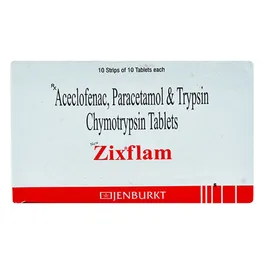 Zixflam New Tablet | Uses, Side Effects, Price | Apollo Pharmacy
