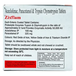 Zixflam New Tablet | Uses, Side Effects, Price | Apollo Pharmacy