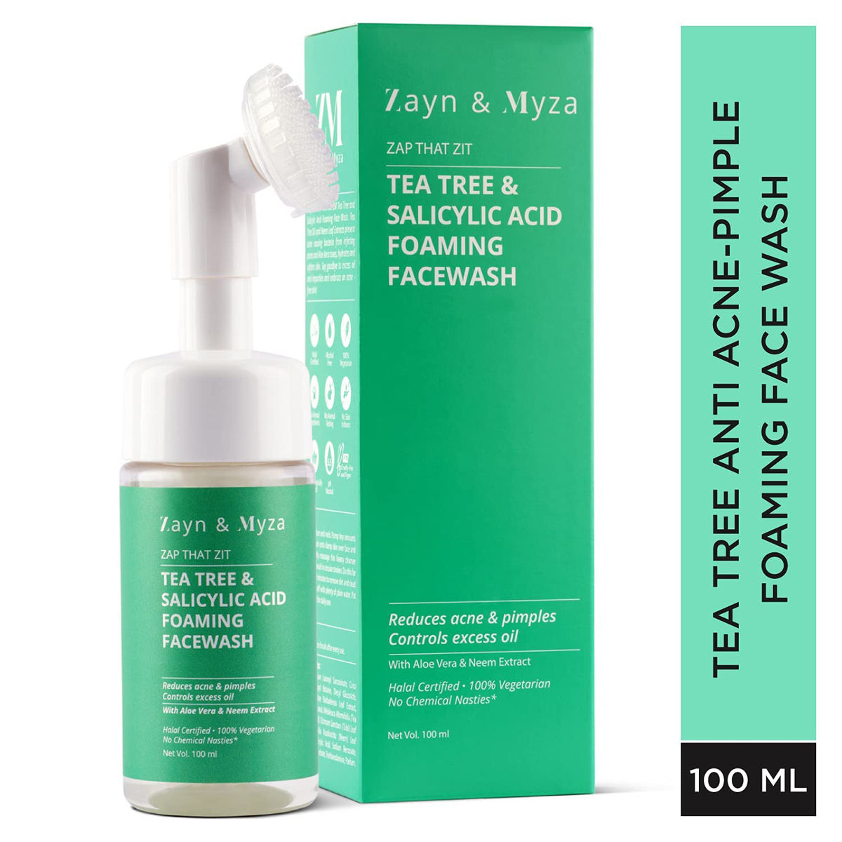 Buy ZM Purify Tea Tree & Salicylic Acid Face Wash, 95 ml | 19 Minutes ...