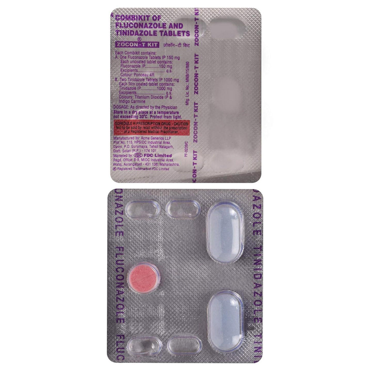 Zocon T Kit Tablet | Uses, Side Effects, Price | Apollo Pharmacy