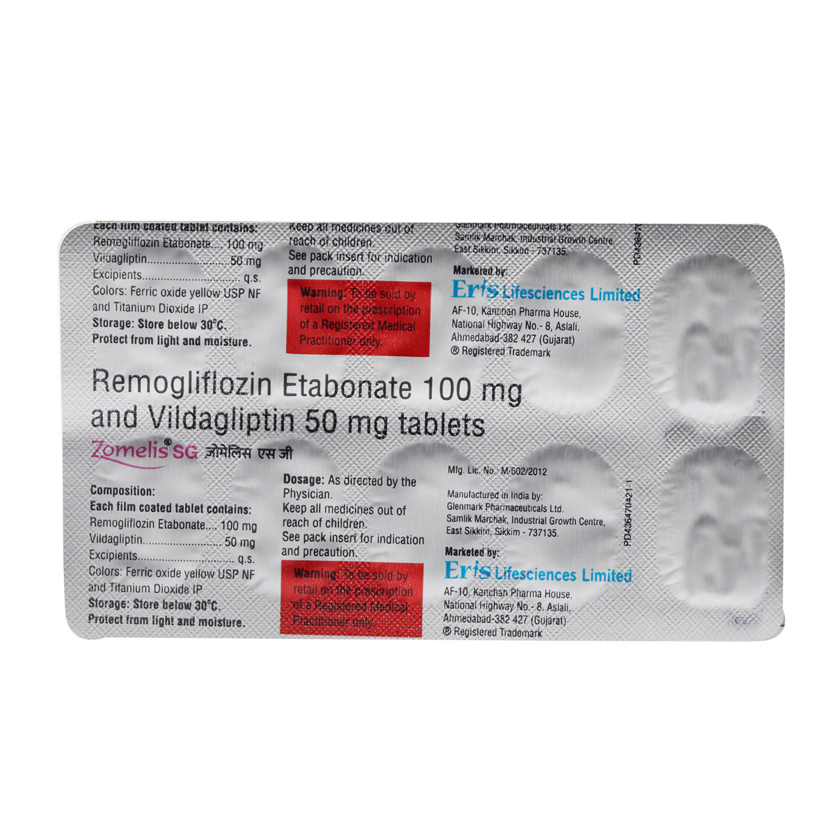 Zomelis SG Tablet 10's Price, Uses, Side Effects, Composition - Apollo ...