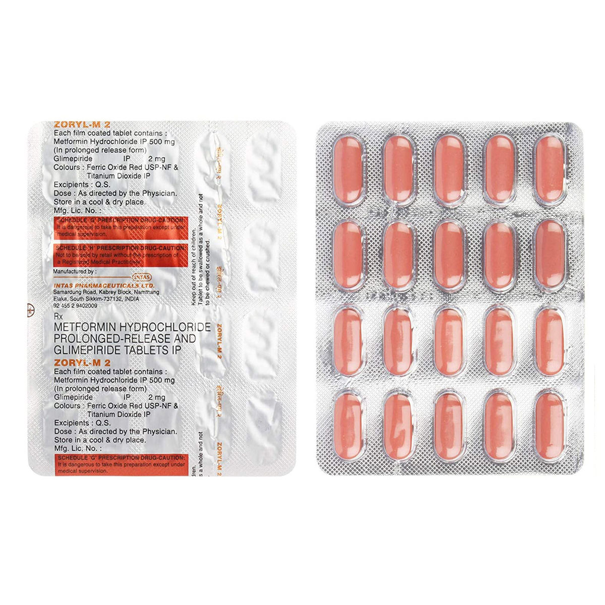 Zoryl-M 2 Tablet 15's Price, Uses, Side Effects, Composition - Apollo Pharmacy
