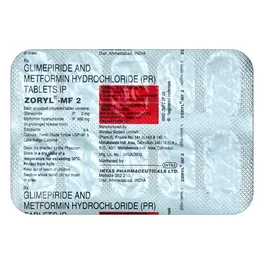 Zoryl-MF 2 Tablet | Uses, Side Effects, Price | Apollo Pharmacy