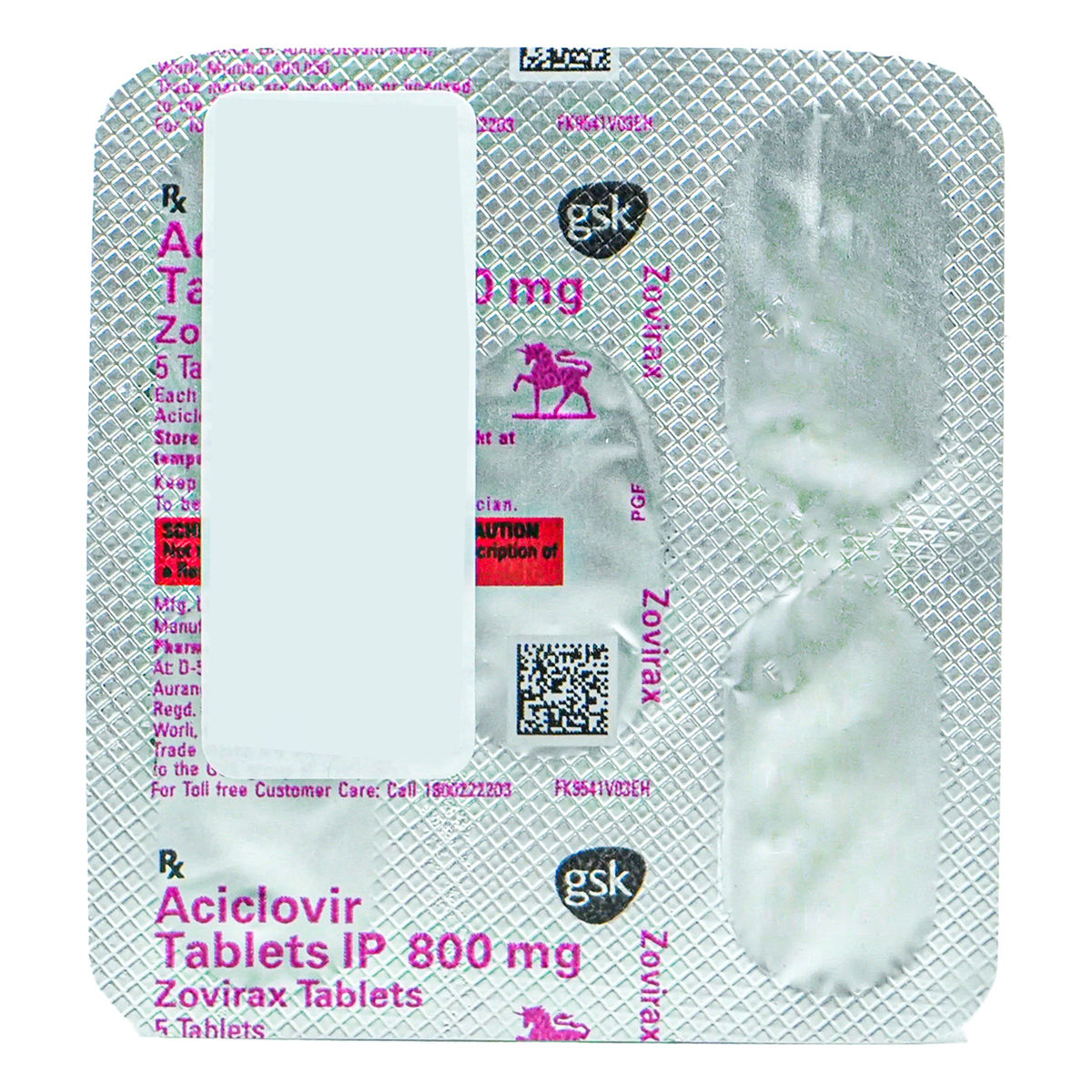 Zovirax 800 Tablet | Uses, Side Effects, Price | Apollo Pharmacy