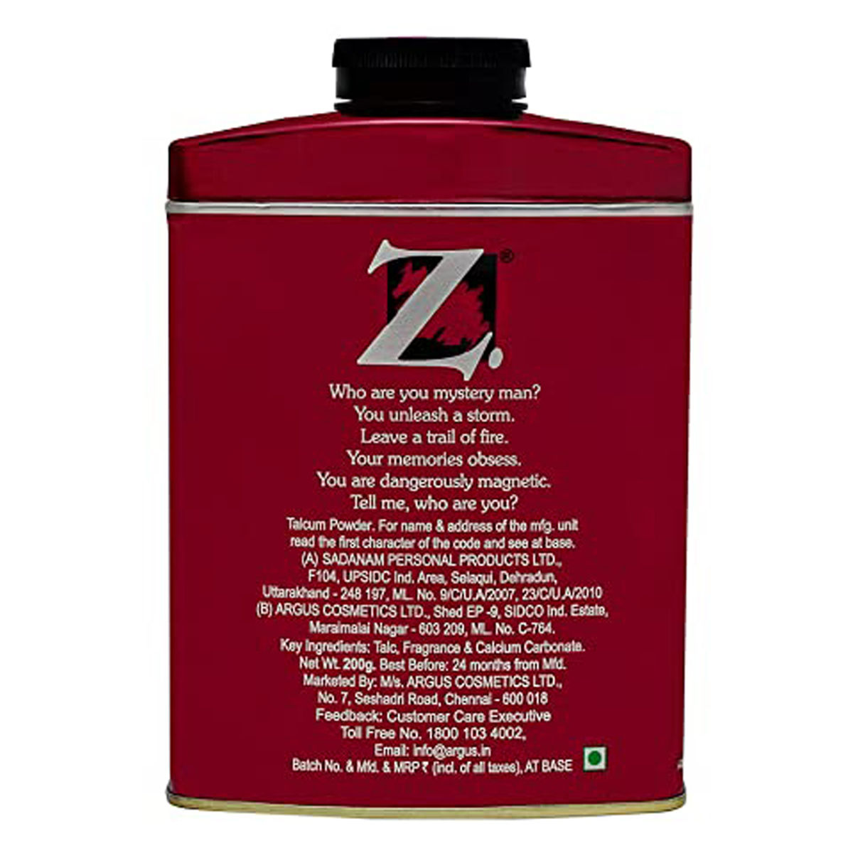 Buy Z Magnetism Talcum Powder 100 gm | 19 Minutes Delivery | Apollo ...