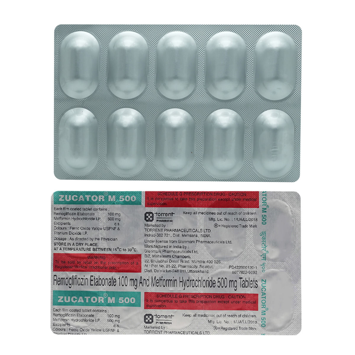 Zucator M 500 Tablet 10's Price, Uses, Side Effects, Composition ...