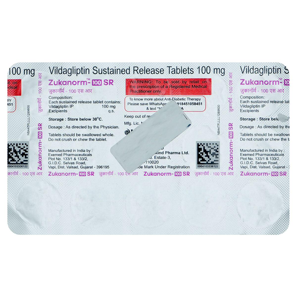 Zukanorm-100 SR Tablet | Uses, Side Effects, Price | Apollo Pharmacy