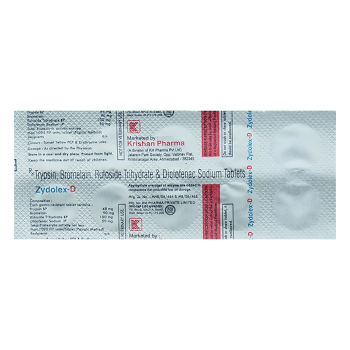 Zydolex-D Tablet | Uses, Side Effects, Price | Apollo Pharmacy